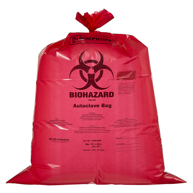 Thick Biohazard Disposal Bags, 1.5 mil 13 to 20 gal. | Buy Online | Bel ...