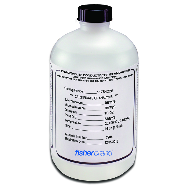 Traceable™ Conductivity Calibration Standards Certified Reference ...