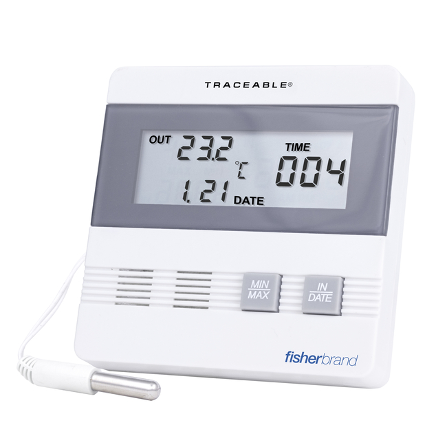 Traceable™ Thermometer with Time/Date, Max/Min Memory 1.5 in. | Buy ...