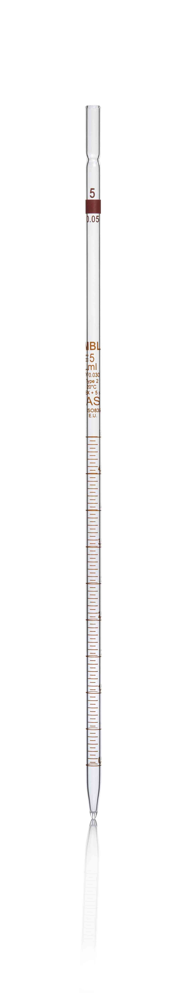 MBL™ Graduated Class AS Type 2 Glass Pipets 5 mL | Buy Online ...