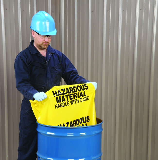 Hazardous Materials Disposal Bags 45 gal. | Buy Online | New Pig | www ...