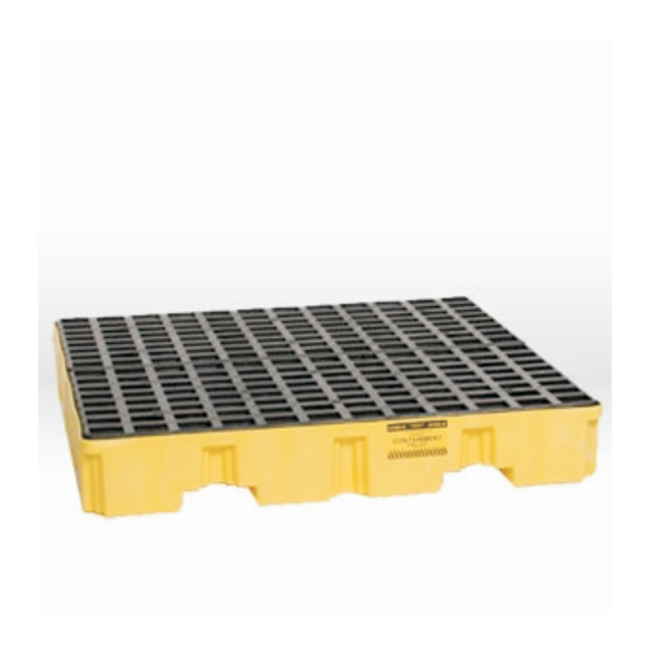Drum-Containment Pallets and Platforms 4 Drum Pallet, with Drain | Buy ...