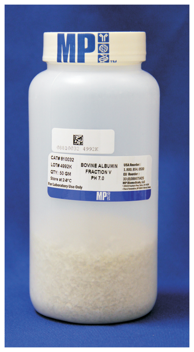 Albumin, Bovine, For IVD, Low IgG 50g | Buy Online | MP Biomedicals ...