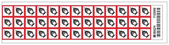 Globally Harmonized System (GHS) Oxidizing Picto Labels 16/Pk. | Buy ...