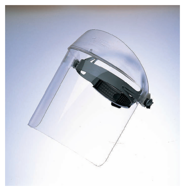 Face-Fit™ Chemical-Resistant Face Shields For standard chemical ...