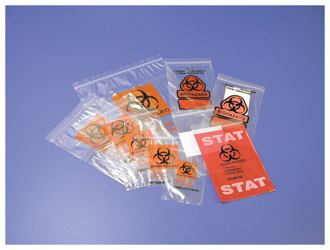 Biohazard Specimen Transport Bags 9 x 6 in. (22.86 x 15.24cm) | Buy ...