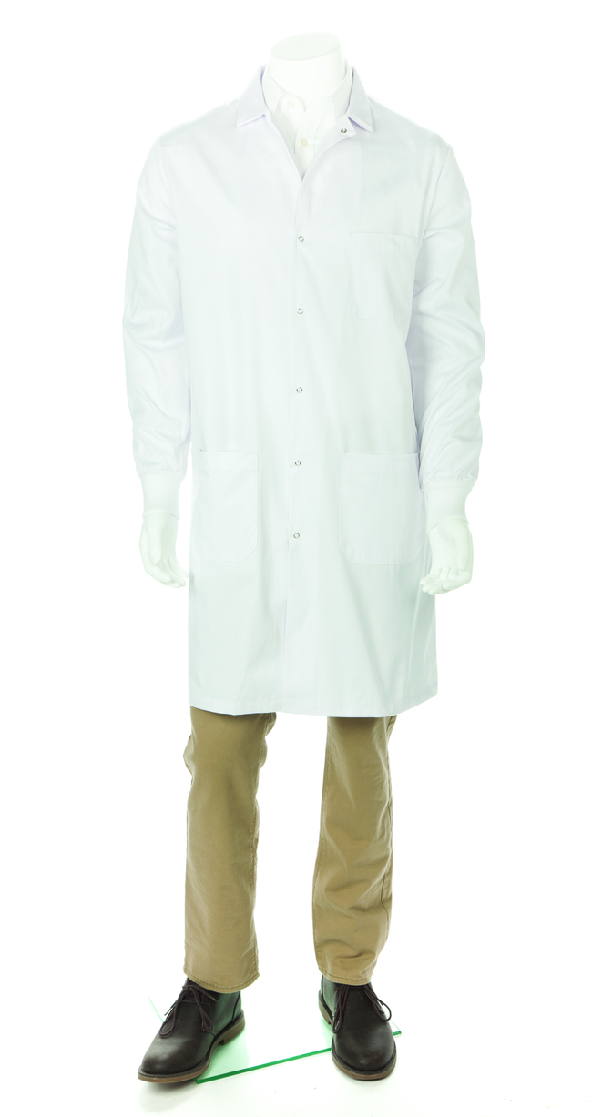 White Unisex Lab Coats With Knit Cuffs 2X-Large | Buy Online ...