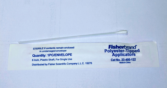 Synthetic-Tipped Applicators, Polyester tip/Plastic shaft; Sterile 1 ...